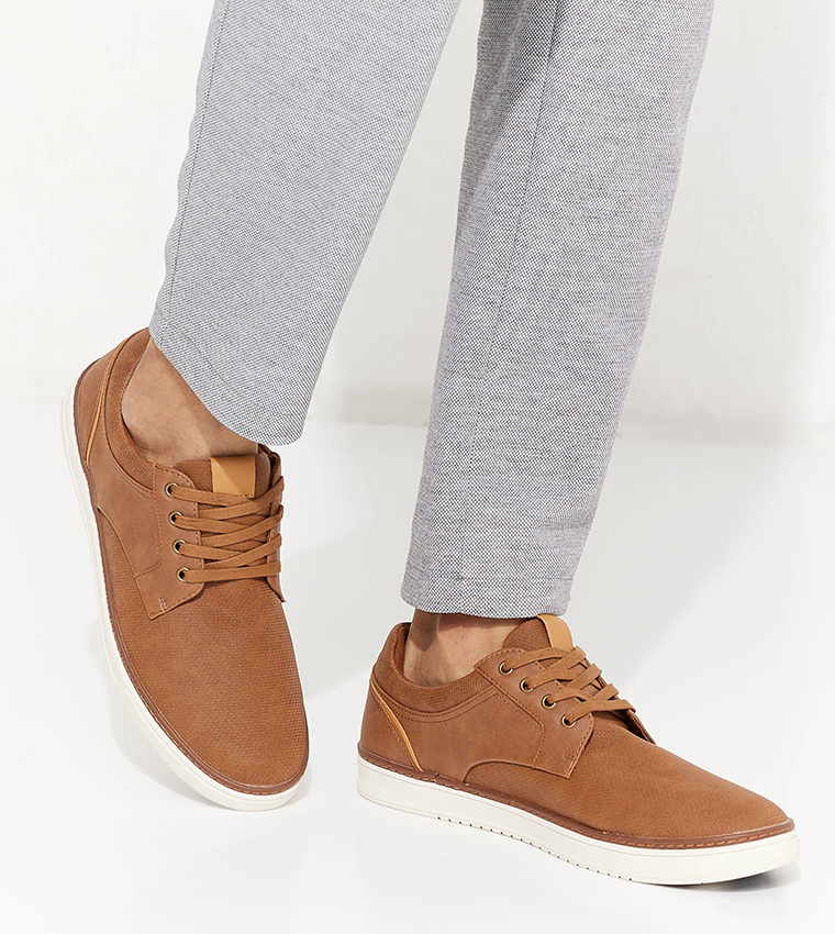 Buy Aldo LOKO Lace Up Casual Shoes In Brown | 6thStreet Saudi Arabia