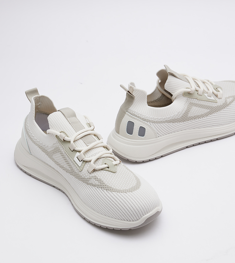 Buy Call It Spring SUNDERBANS Knitted Sock Shoes In ICE | 6thStreet UAE