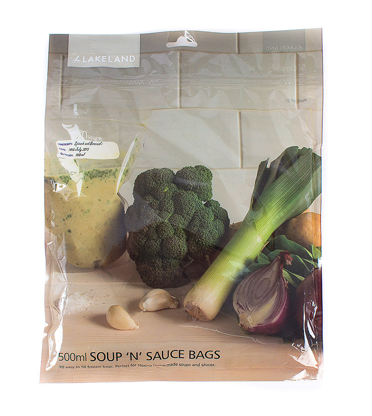 Buy Lakeland Pack Of 20 Soup & Sauce Bags, 500 Ml In Multiple Colors ...
