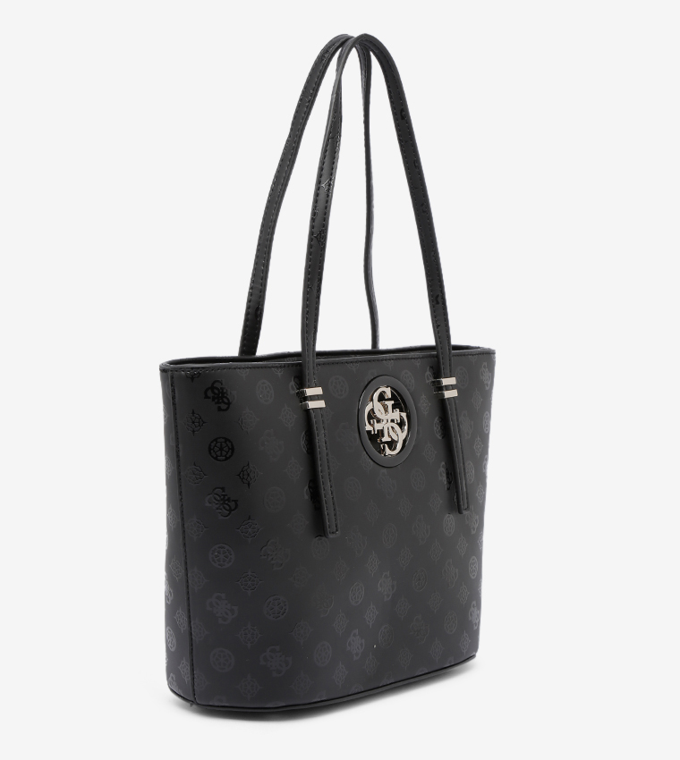 Buy Guess Open Road Small Tote Bag In Black | 6thStreet Kuwait
