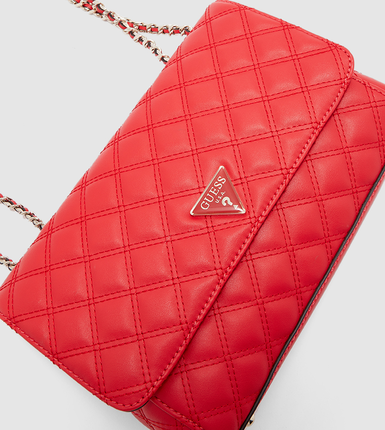 Buy Guess Cessily Convertible Xbody Flap In Red | 6thStreet UAE