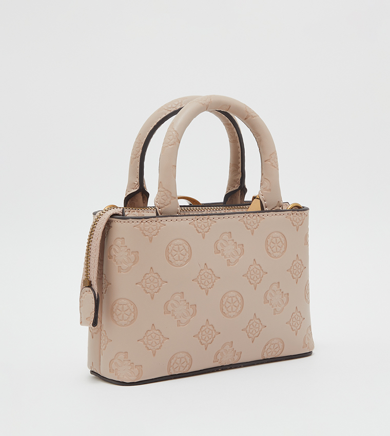 Buy Guess G Vibe Logo Detailed Micro Mini Bag In Beige | 6thStreet UAE