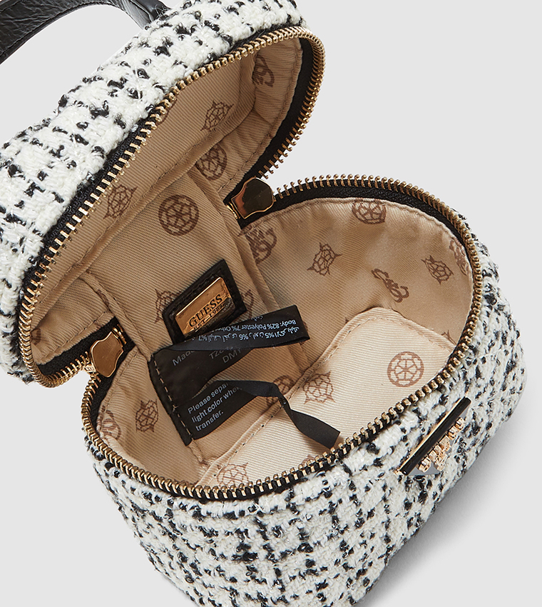 Buy Guess SPARK Cannister Mini Bag With Chain Strap In Black ...