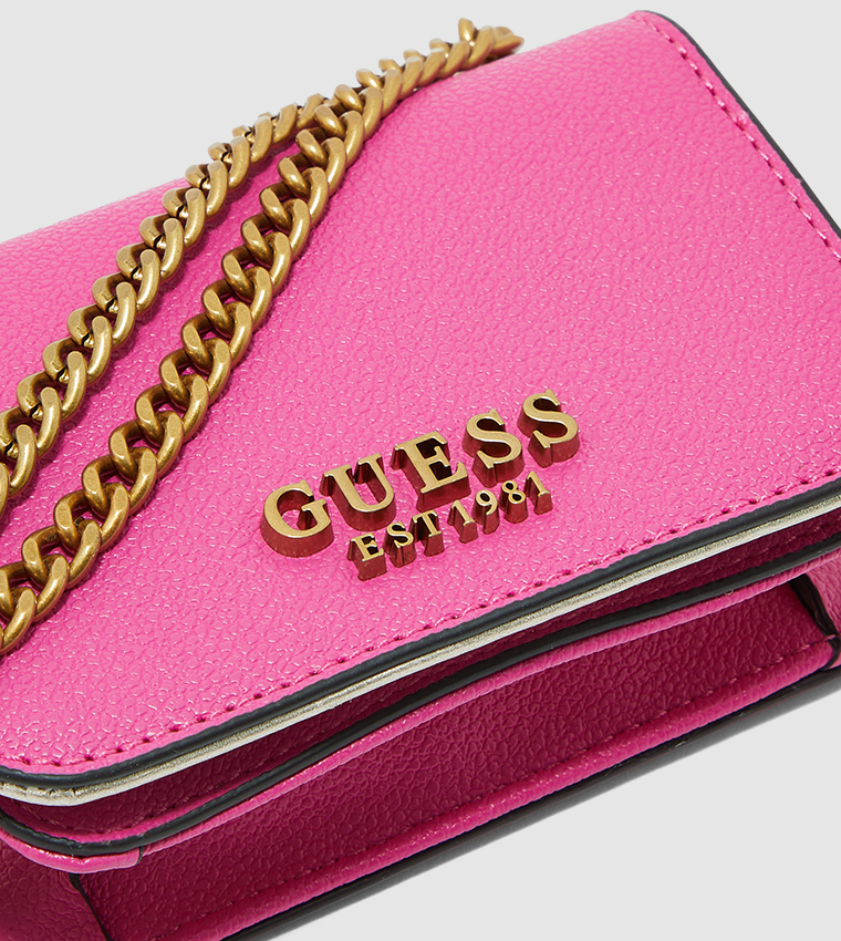 Buy Guess NOELLE Micro Mini Crossbody Bag In Pink | 6thStreet UAE