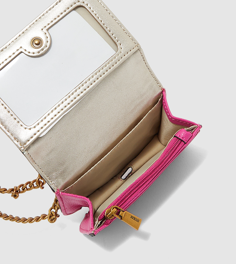 Buy Guess NOELLE Micro Mini Crossbody Bag In Pink | 6thStreet UAE