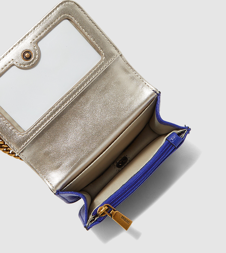 Buy Guess NOELLE Micro Mini Crossbody Bag In Purple | 6thStreet Saudi ...