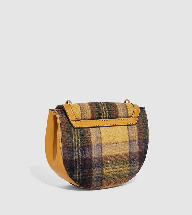 Buy Guess Plaid Mini Bag With Sling In Multiple Colors | 6thStreet ...