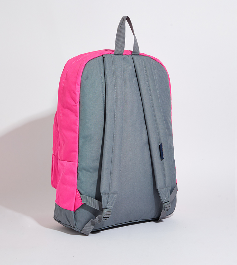 Buy Jansport Logo Detail Backpack In Pink | 6thStreet UAE