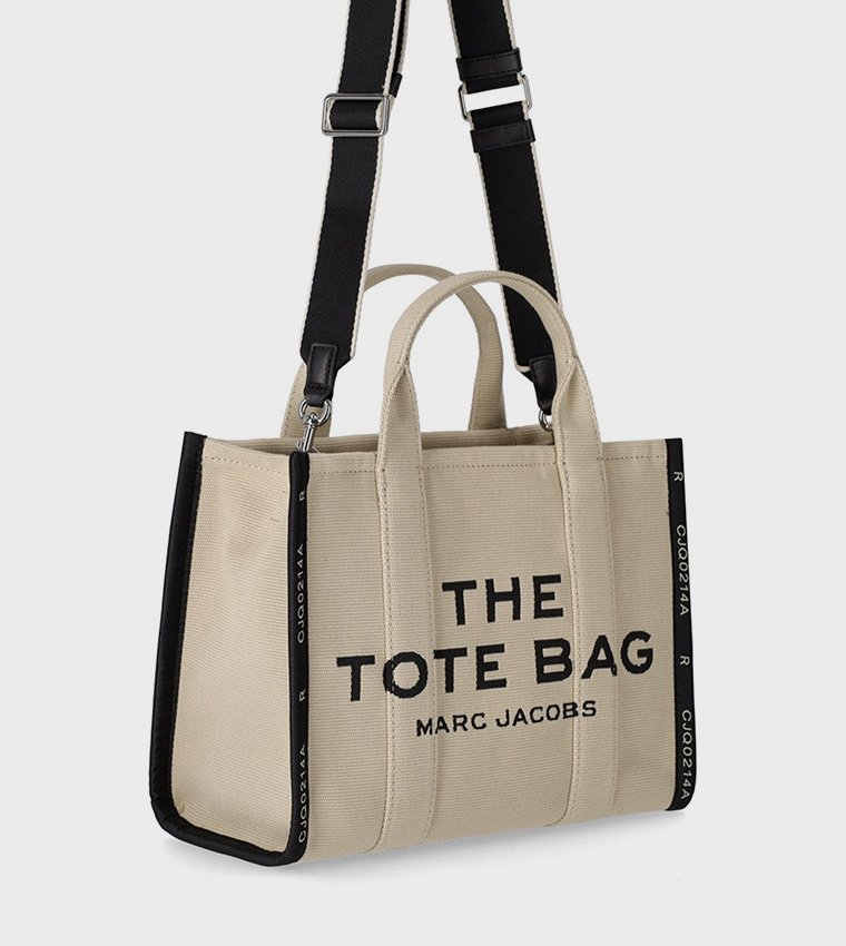 Buy Marc Jacobs Jacquard Medium Tote Bag In Beige | 6thStreet UAE
