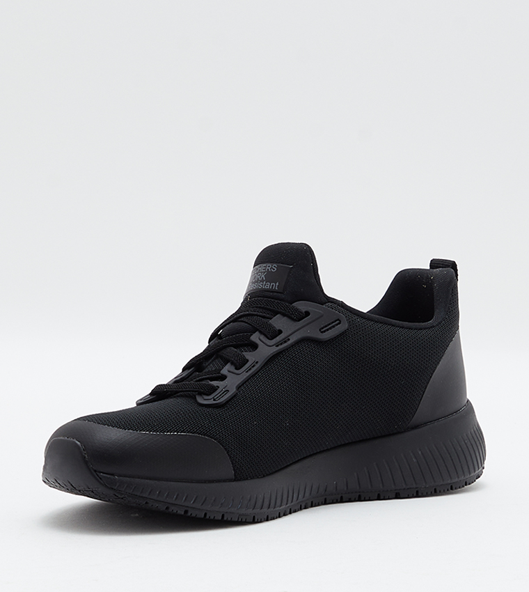 Buy Skechers SQUAD SR Lace Up Shoes In Black | 6thStreet UAE