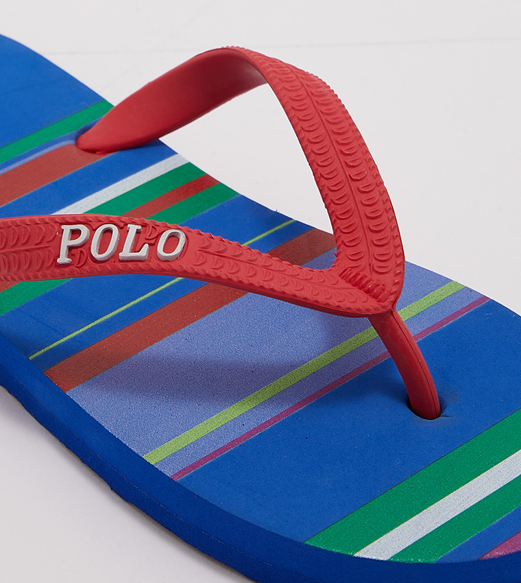 Buy Polo Ralph Lauren Camino Flip Flop Red In Red | 6thstreet UAE