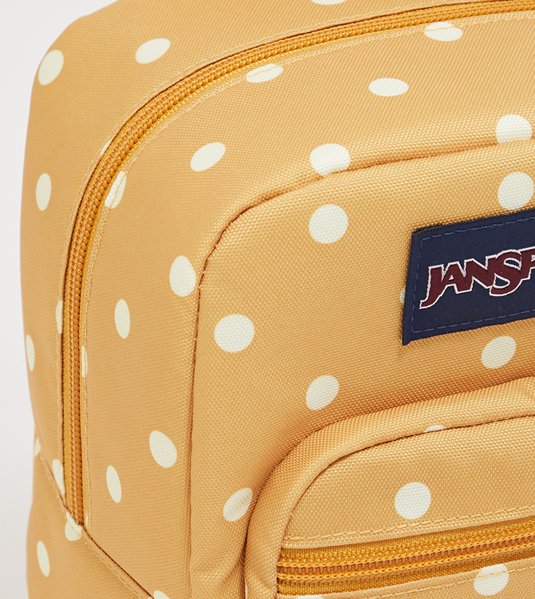 Buy Jansport Big Break Ditzy Dot School Backpack In Yellow | 6thStreet UAE