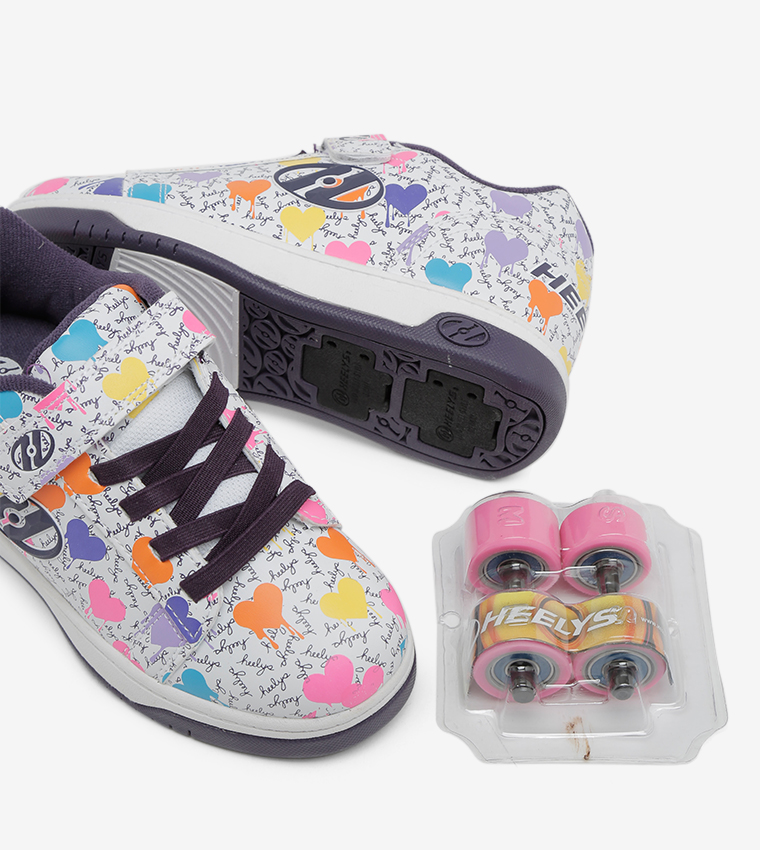 Buy Heelys Teen Girls Dual Up X2 Wheel Shoes In White | 6thStreet UAE