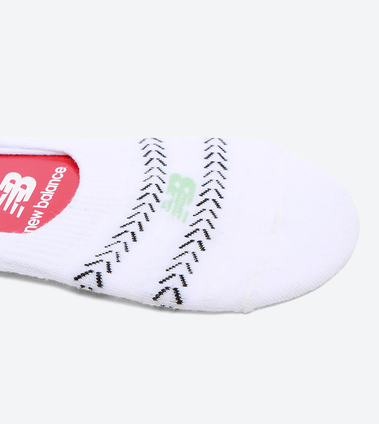 Buy New Balance Liner Socks White In White | 6thStreet Oman