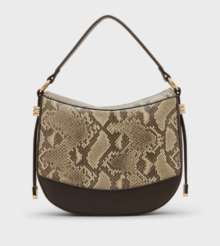 Buy Anne Klein Snake Patterned Shoulder Bag In Multiple Colors ...