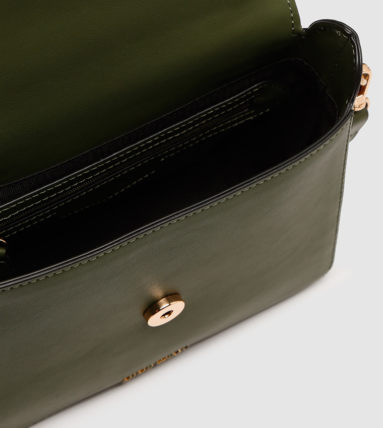 Buy Nine West Kinsley Mini Top Handle Satchel Green In Green ...