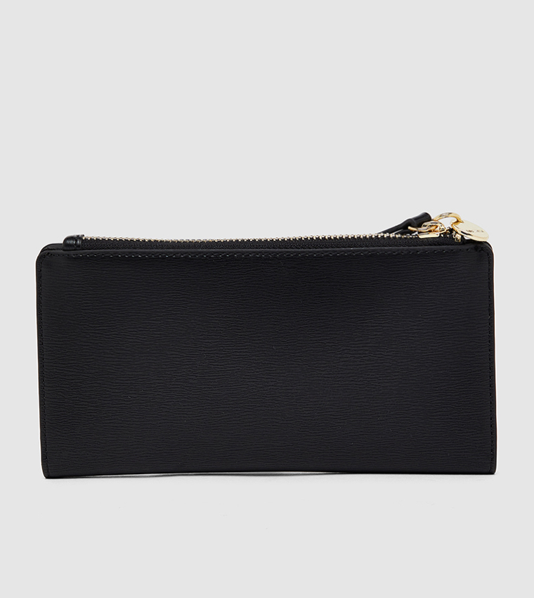 Buy Nine West Kennedy Slim Zip Organizer Black In Black | 6thStreet Kuwait