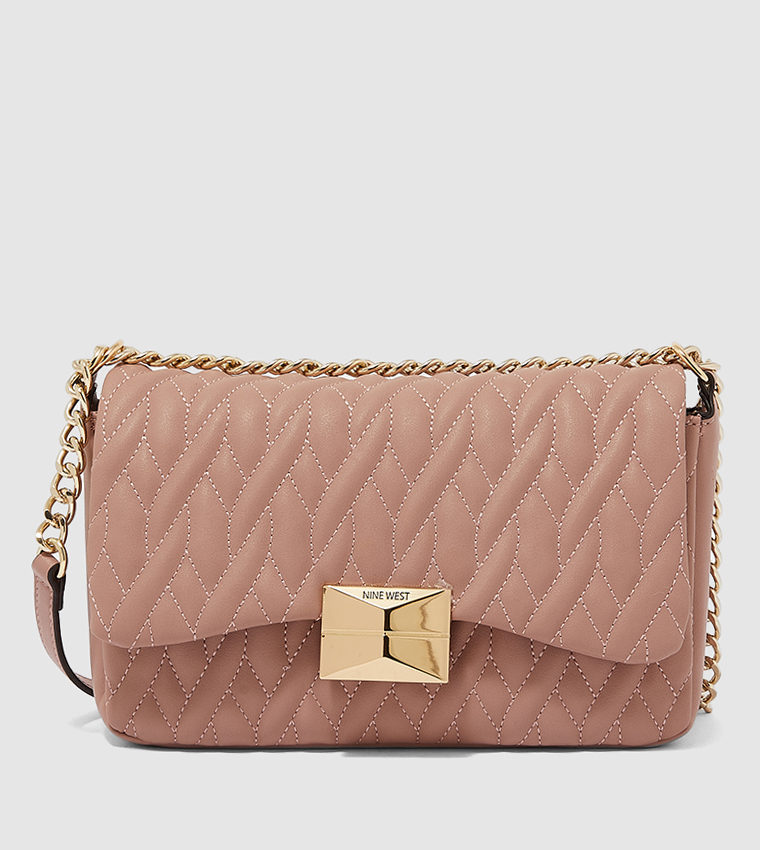 Buy Nine West Gracelyn Mini Convertible Flap Tote Bag In Pink ...