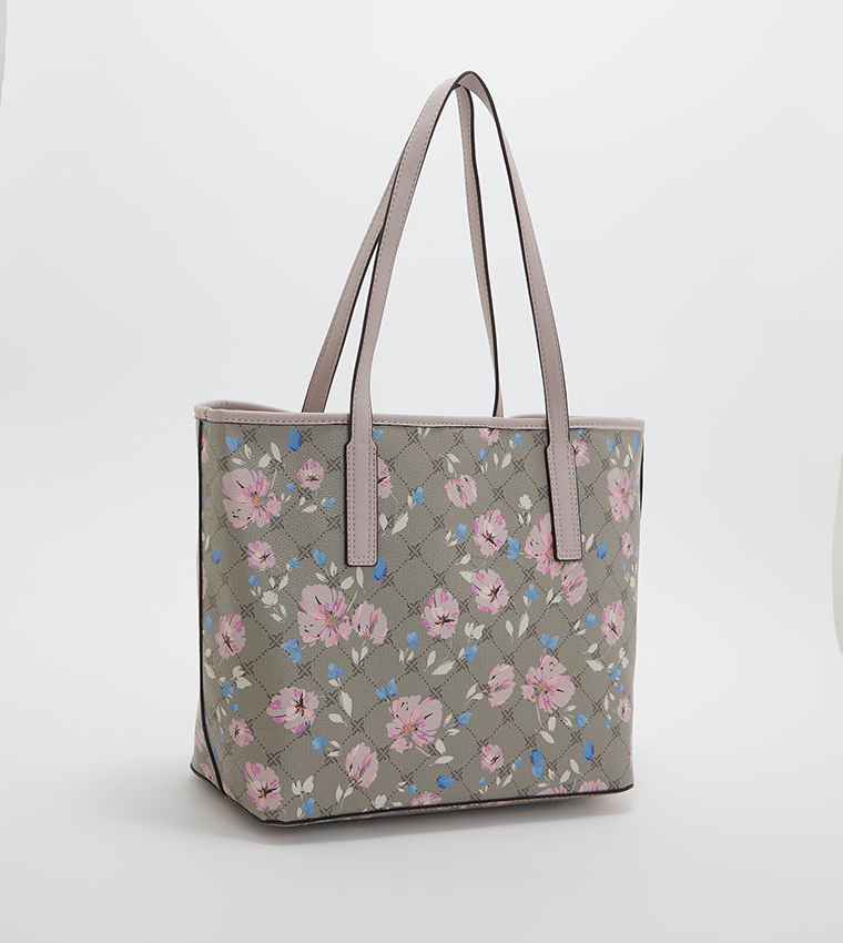 Buy Nine West Delaine 2 In 1 Floral Print Tote Bag In Multiple Colors ...