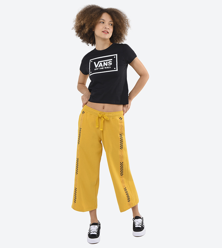 Vans pants womens yellow store