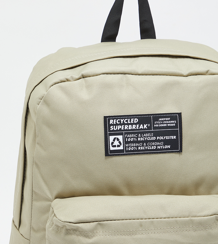 Buy Jansport Recycled Superbreak Backpack In Cream | 6thStreet UAE