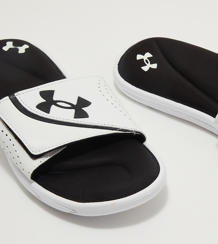 Buy Under Armour UA M Ignite VI Slides In White | 6thStreet UAE