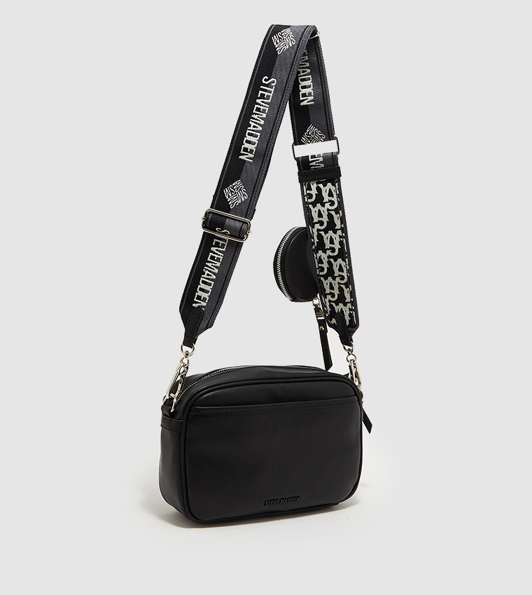 Buy Steve Madden BLIGHT Crossbody Bag With Pouch In Black | 6thStreet ...