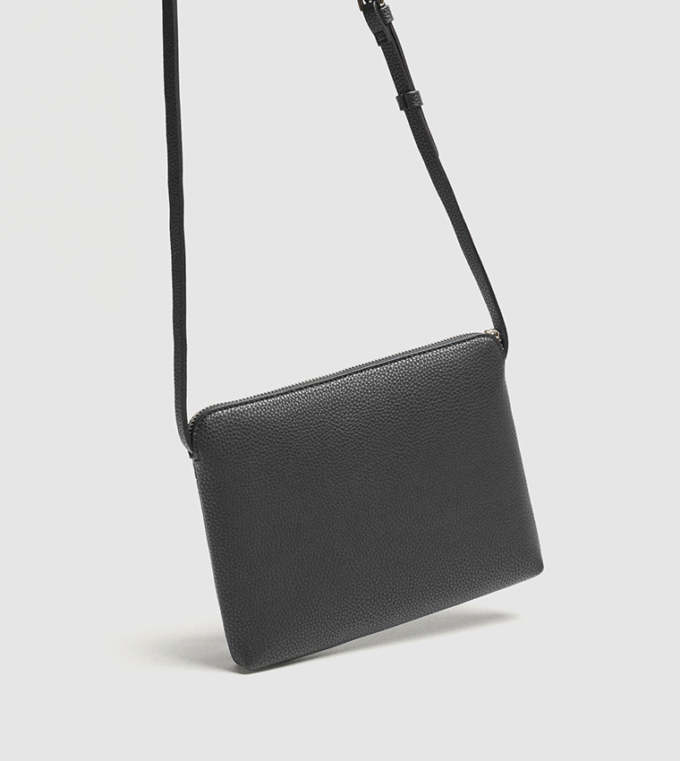 Buy Parfois Crossbody Bag With Outer Pocket In Black | 6thStreet UAE