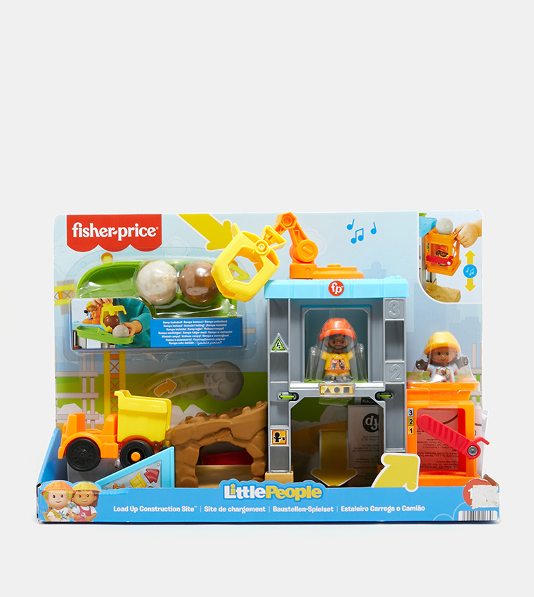 Buy Fisher Price LP Lift N' Learn Construction Site SO Playset In Multiple Colors | 6thStreet Qatar