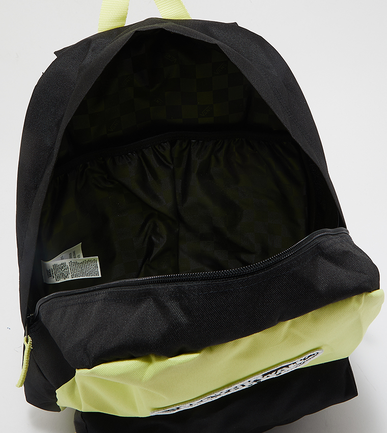 Buy Vans Realm Logo Embroidered Backpack In Yellow | 6thStreet Saudi Arabia