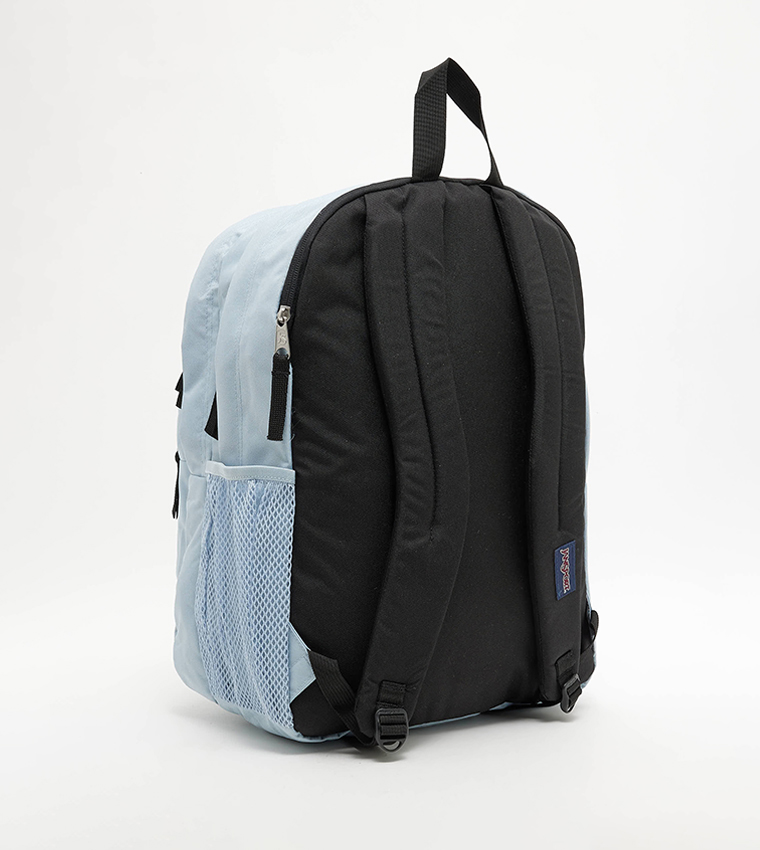 Buy Jansport Logo Badge Zipper Backpack In Blue | 6thStreet UAE