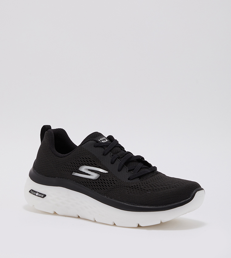 Buy Skechers Go Walk Hyper Burst Shoes In Black | 6thStreet Qatar