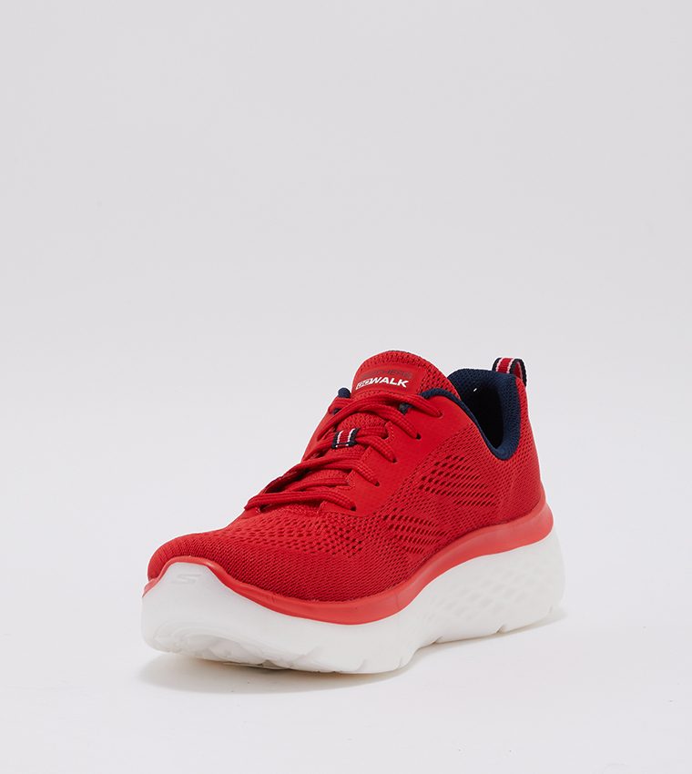 Buy Skechers Go Walk Hyper Burst Shoes In Red | 6thStreet Qatar