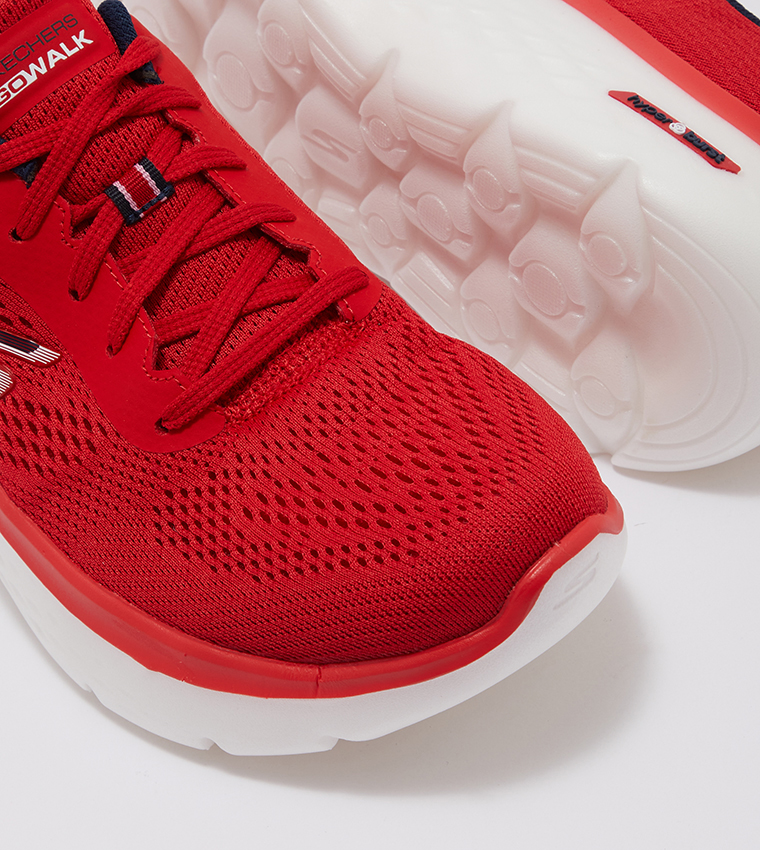 Buy Skechers Go Walk Hyper Burst Shoes In Red | 6thStreet Qatar