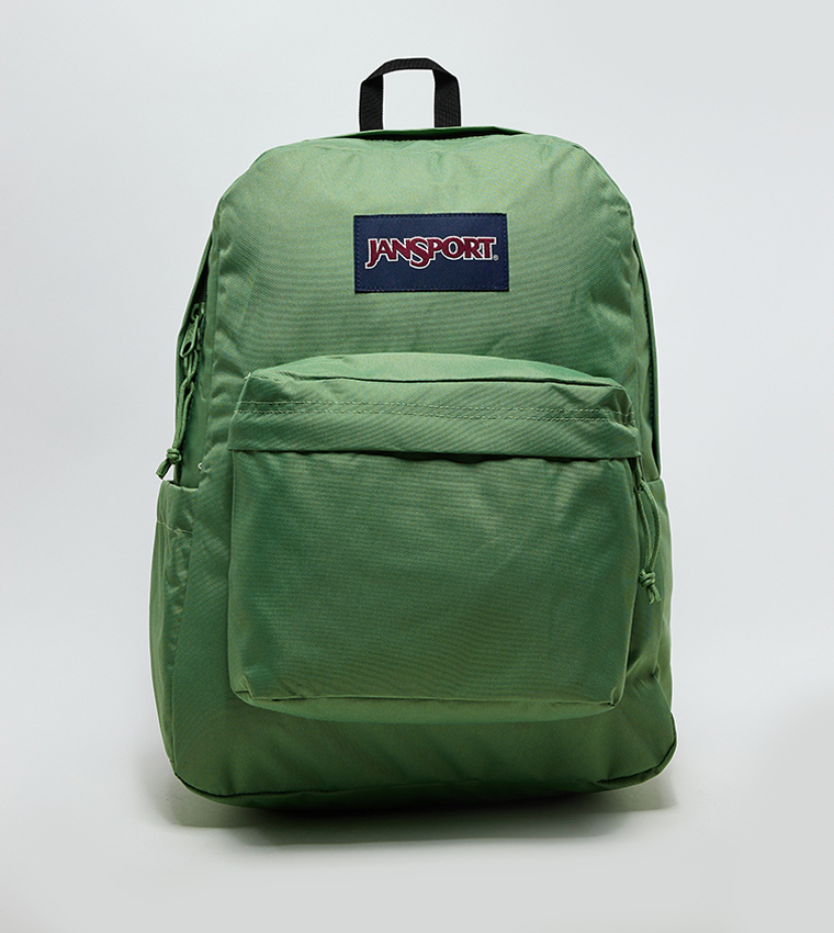 Buy Jansport Label Detail Front Pocket Backpack In Green | 6thstreet Kuwait