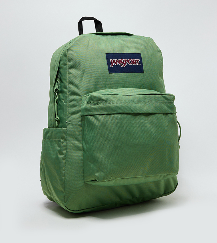 Buy Jansport Label Detail Front Pocket Backpack In Green | 6thstreet Kuwait