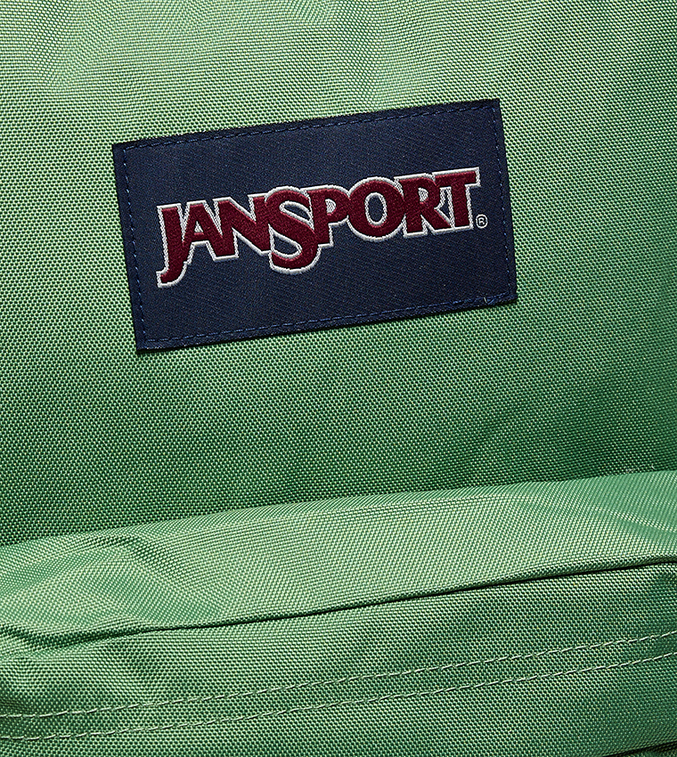 Buy Jansport Label Detail Front Pocket Backpack In Green | 6thstreet Kuwait