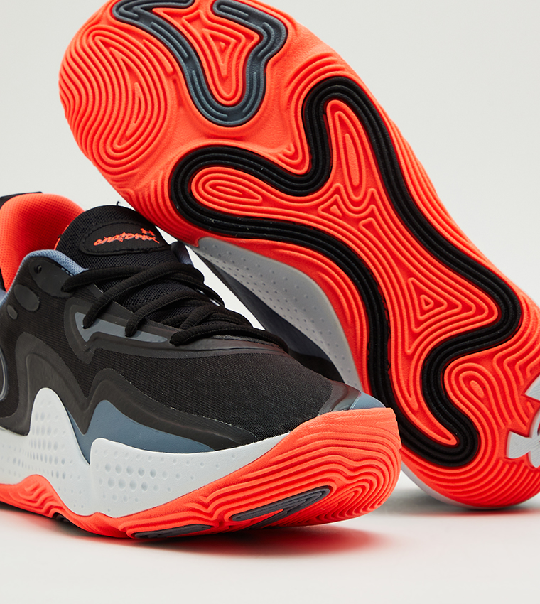 Buy Under Armour Spawn 5 Basketball Shoes In Black | 6thStreet UAE