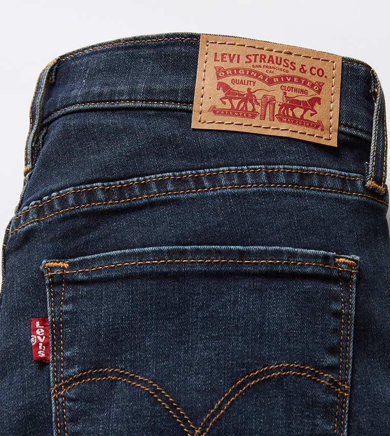 Buy Levi's 314 Shaping Slim Fit Jeans In DARK INDIGO | 6thStreet UAE