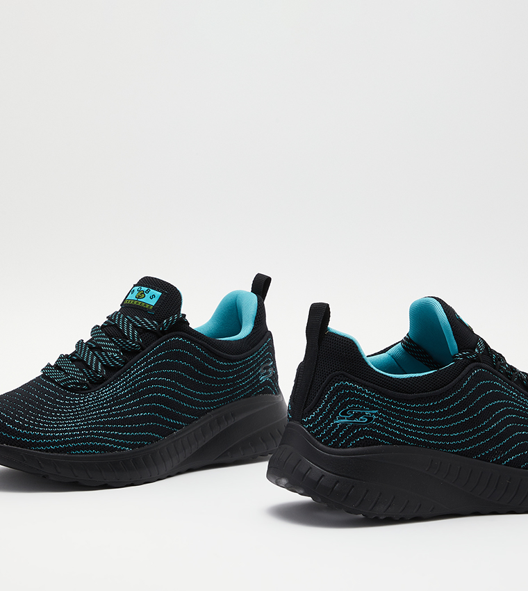 Buy Skechers Bob Squad Chaos Low Top Sneakers In Black | 6thStreet ...