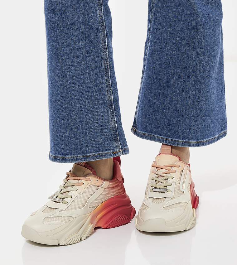 Buy Steve Madden POSSESSION Lace Up Chunky Sneakers In Multiple Colors ...