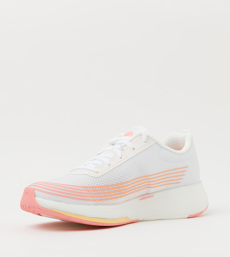 Buy Skechers GO WALK SPEED WALKER Lace Up Shoes In White | 6thStreet ...