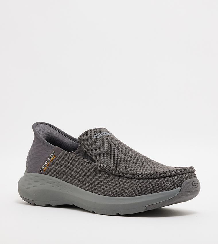 Buy Skechers PARSON RALVEN Slip On Shoes In Grey | 6thStreet Saudi Arabia