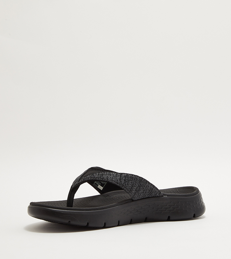 Buy Skechers GO WALK FLEX Flip Flops In Black | 6thstreet UAE
