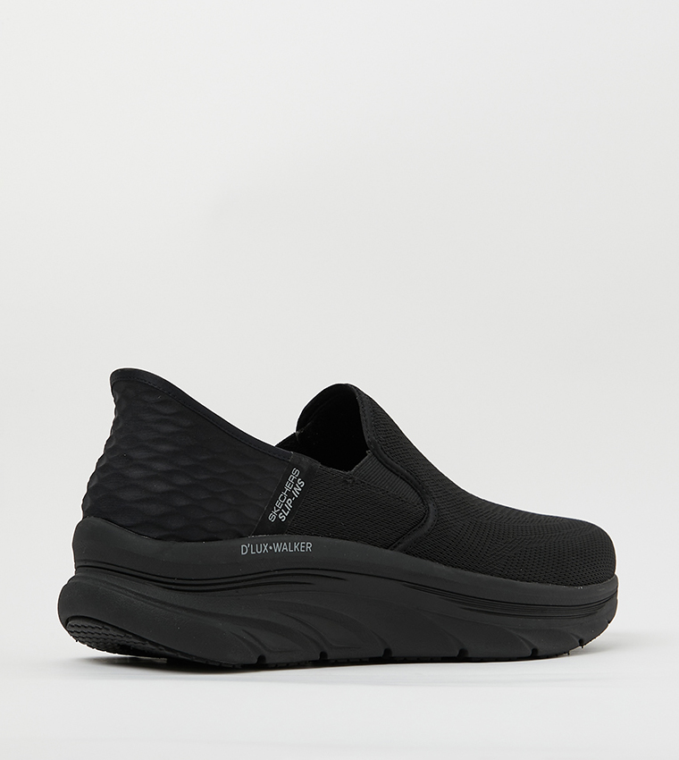 Buy Skechers RF D'LUX WALKER ORFORD Slip On Walking Shoes In Black ...