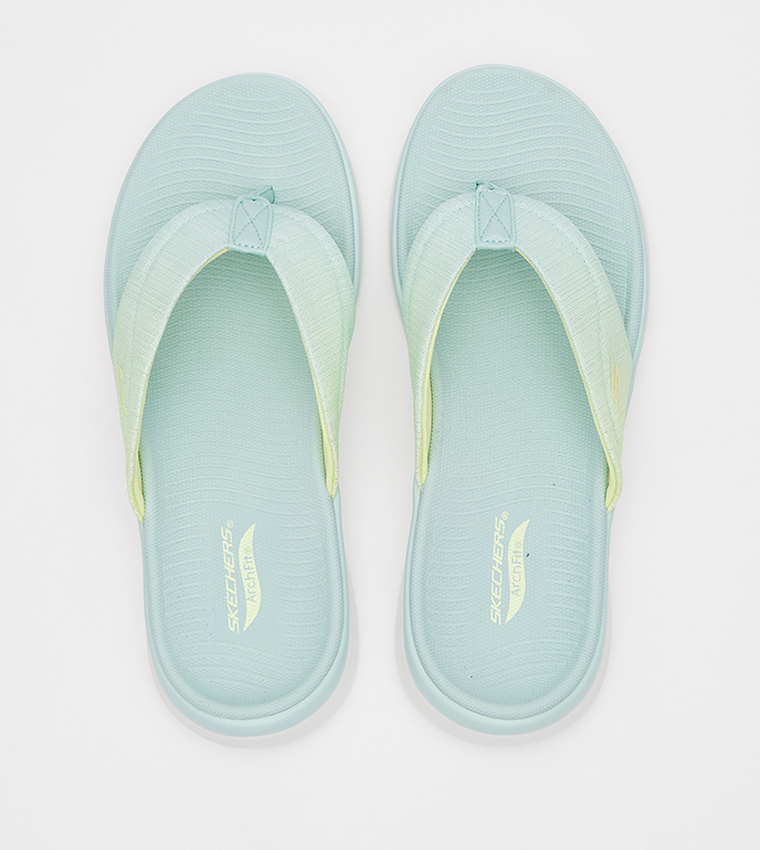 Buy Skechers ARCH FIT RADIANCE Flip Flops In Mint | 6thStreet Bahrain