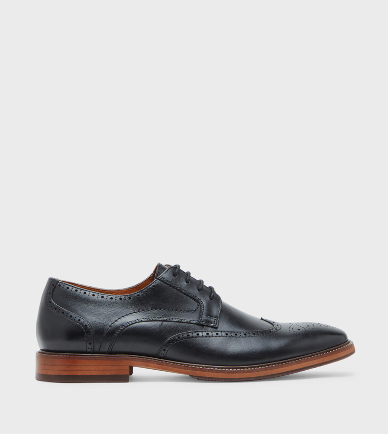 Buy Steve Madden ADRIUS N Lace Up Brogues In Black | 6thStreet UAE
