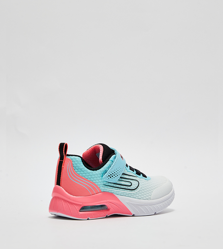 Buy Skechers MICROSPEC MAX PLUS Mesh Detail Velcro Closure Sneakers In ...