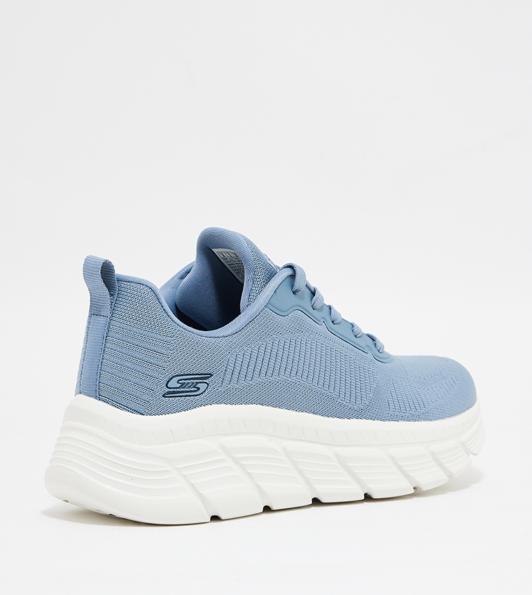 Buy Skechers BOBS B FLEX HI Lace Up Sneakers In Blue | 6thStreet UAE