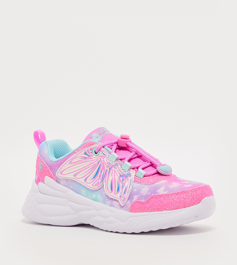 Buy Skechers DREAM RACER Appliqued Sparkle Shoes In Pink | 6thStreet UAE